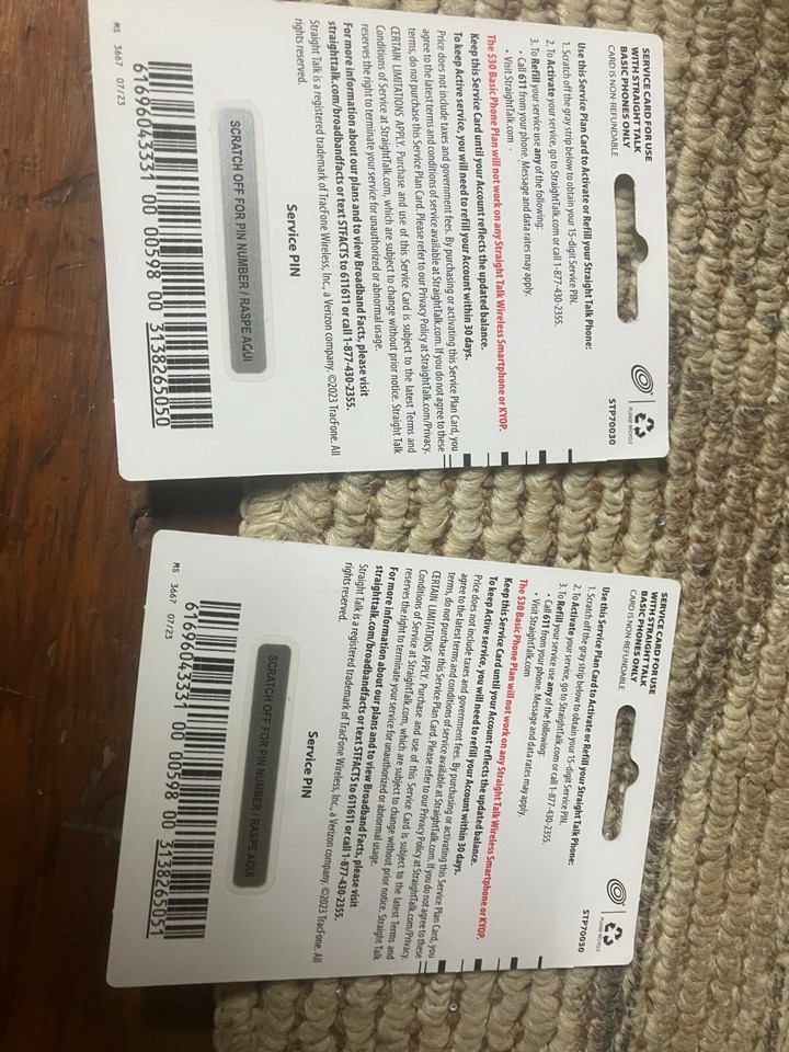 $30 STRAIGHT TALK BASIC PHONE REFILL CARD 1500min UNLIMITED Text-100mb ...