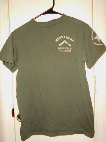 Bubba Gump Shrimp Co Gatlinburg Private Gump Men's Small Green T-Shirt ...