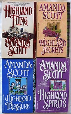 4 PBS AMANDA SCOTT Complete Series HIGHLAND:Fling/Secrets/Treasure ...