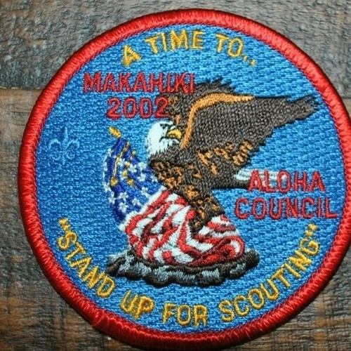 Lot of 2 Vintage Boy Scout Aloha Council Patches | eBay