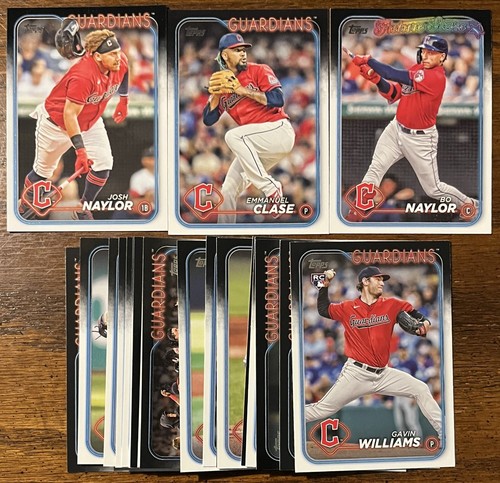 2024 Topps Cleveland Guardians Team Set | eBay