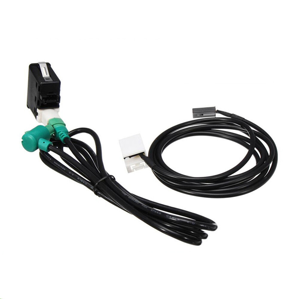 Car USB Aux Switch+Wire Cable Adapter For BMW E60 E61 E63 E64 E87 E90 ...