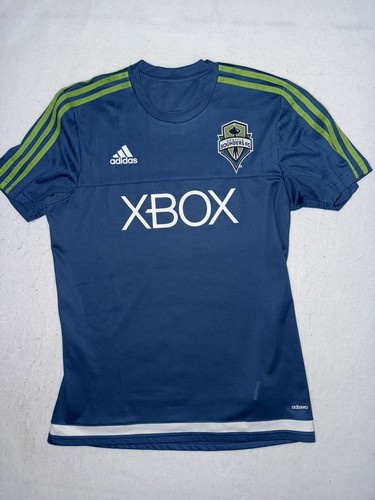 SEATTLE SOUNDERS XBOX 2014-2015 Men’s Soccer Jersey MLS Sz M Adidas ...