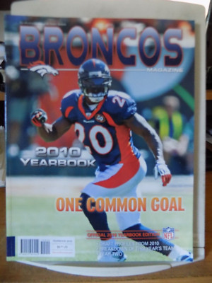 DENVER BRONCOS MAGAZINE 2010 Yearbook | eBay