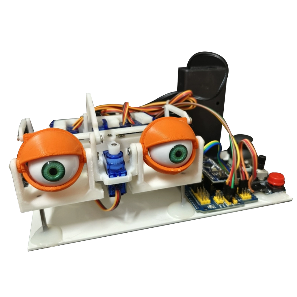 Animatronic Eyes DIY kit for Arduino Bionic robot SG90 servo Joystick ...