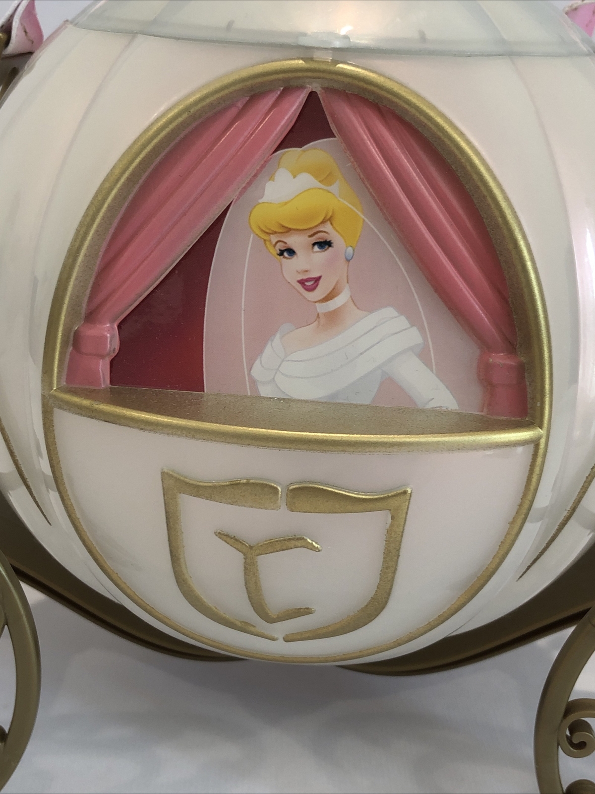 HTF Disneyland 70th Anniv. Cinderella Wedding Carriage Light Up Popcorn ...