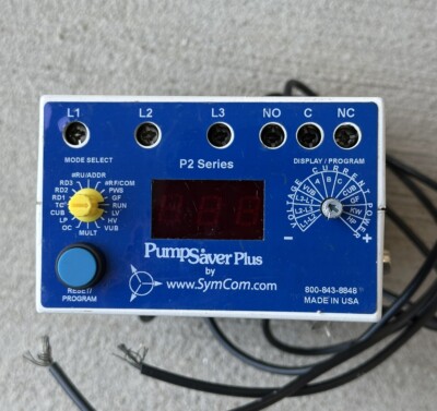 Symcom pump saver plus 777-KW/HP-P2 | eBay