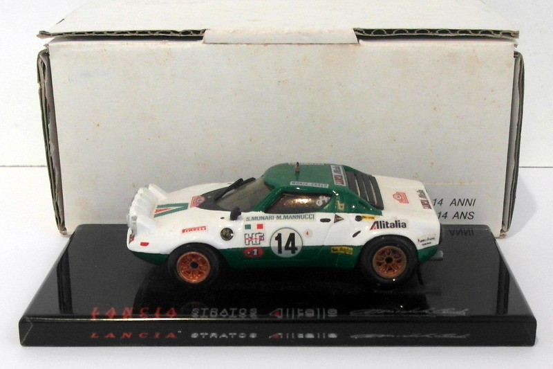 Conti Models 1/43 Scale - Lancia Stratos Alitalia #14 - Green/White | eBay
