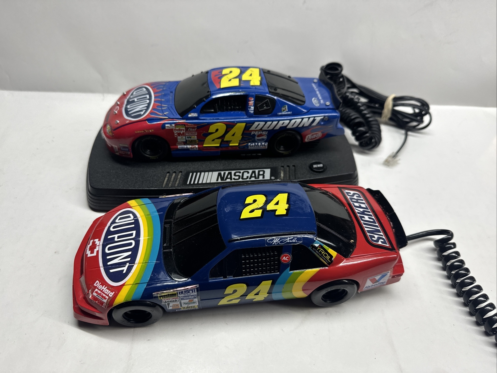 Vintage 1/24 NASCAR Telephone DuPont 24 Jeff Gordon 2001 1993 Car Phone ...