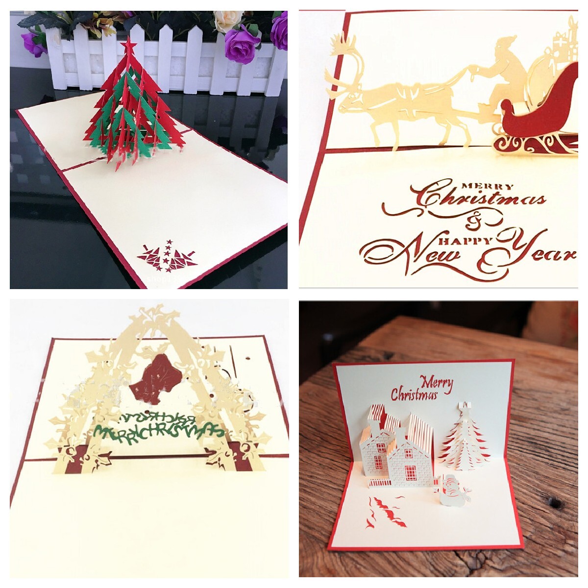 3d Pop Up Christmas Cards Merry Christmas 3D Pop Up Christmas Card: