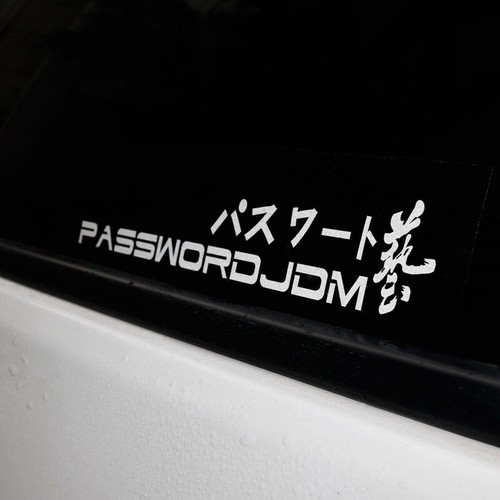 Password JDM Car Sticker ART Vinyl Reflective Decal Auto Highlight ...