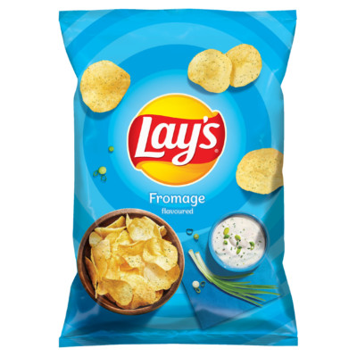 🍿 LAYS LAY'S - FROMAGE FLAVOUR - LIMITED FLAVOUR - 130G - POTATO CHIPS ...