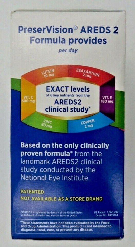 :.PreserVision AREDS 2 - Mixed Berry 🍓🫐Flavor, 70 Chewable Tablets.: | eBay