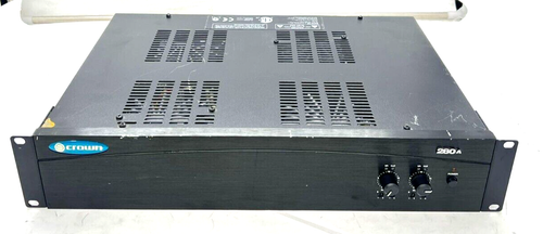 Crown 280A / 2 Channel Stereo Integrated Preamp Power Amplifier | eBay