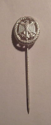 German Armed Forces Pin for Military Proficiency Silver Tone Grade 2 ...
