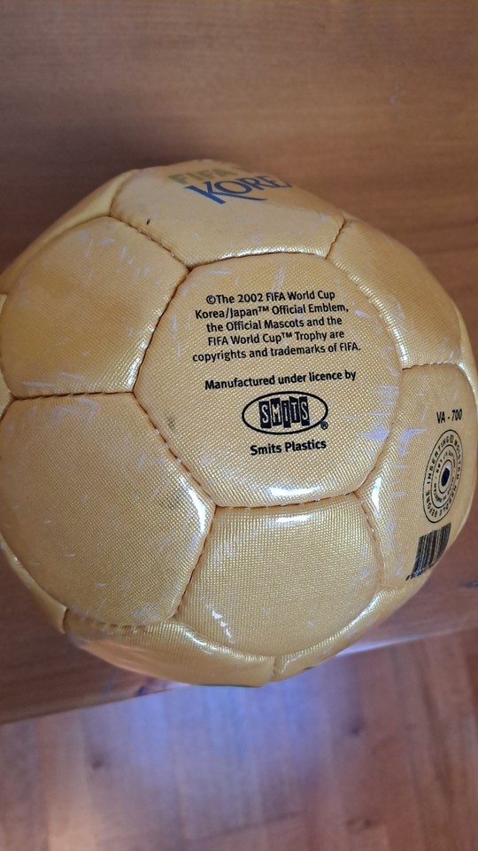 Official FIFA World Cup 2002 Korea Japan Gold Ball | Licensed Smits ...