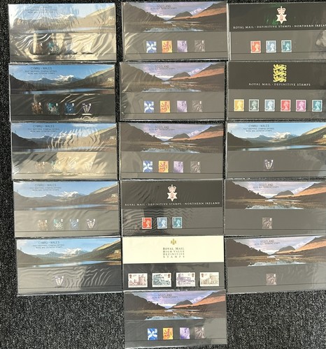 Royal Mail Definitive Stamps x16 Presentation Packs MNH (SHP) | eBay