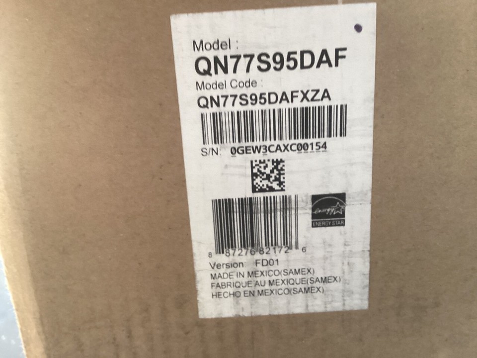 Samsung 77" S95D OLED 4K Smart TV - Titan Black (2024) - QN77S95DAFXZA ...