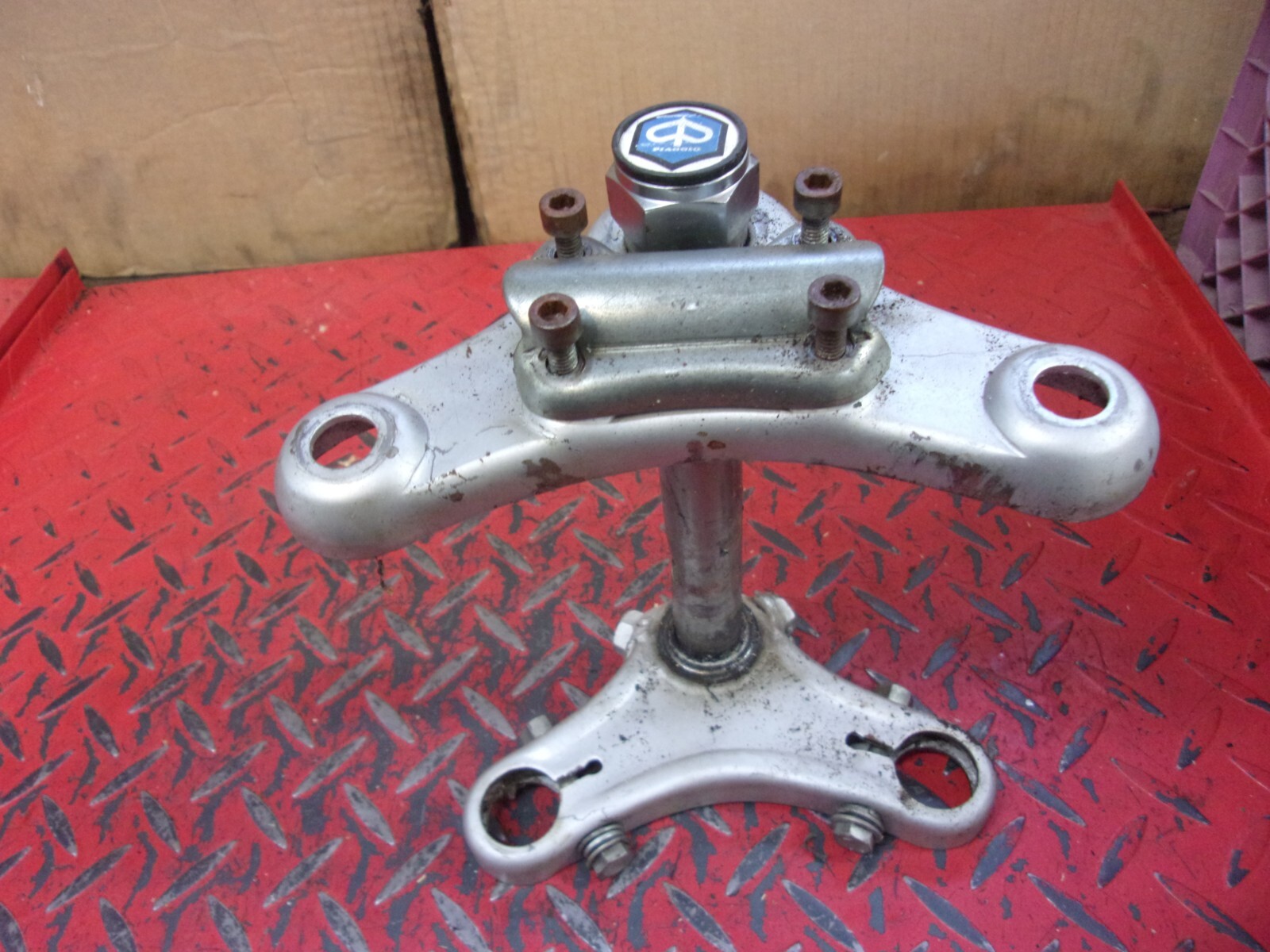 1980 VESPA PIAGGIO GRANDE TRIPLE TREE BAR CLAMP #6008 | eBay