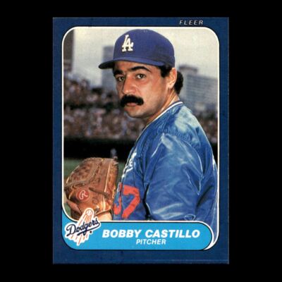 Bobby Castillo 1986 Fleer Los Angeles Dodgers #127 R318E 27 | eBay