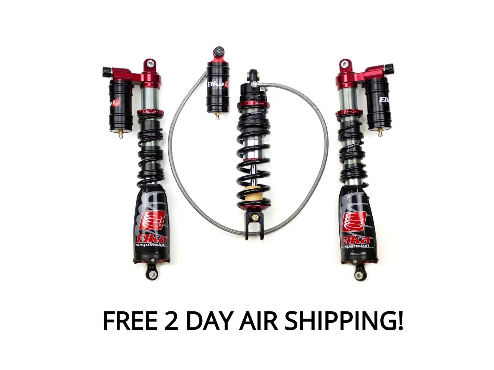 Elka Legacy Plus Rebound Adjust Front & Rear Shocks Suspension Yamaha ...