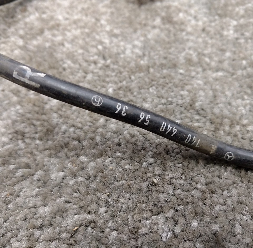 Mercedes W140 S Class OSF Right Front Brake Wear Cable Wire 1404405636 ...