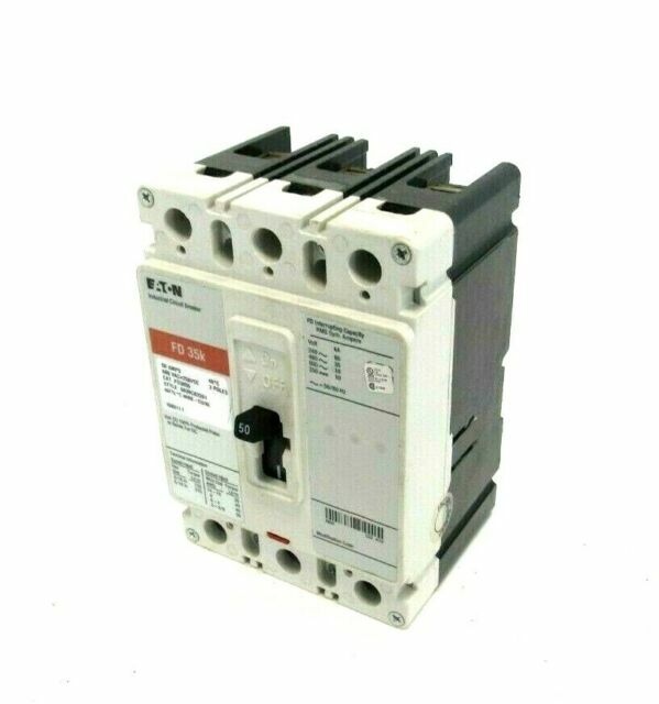 Eaton Series C FD3050 50A 600VAC 250VDC Circuit Breaker for sale online ...