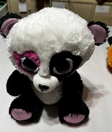 Ty Beanie Boos - MANDY the Panda Bear 8" Plush Stuffed Animal | eBay