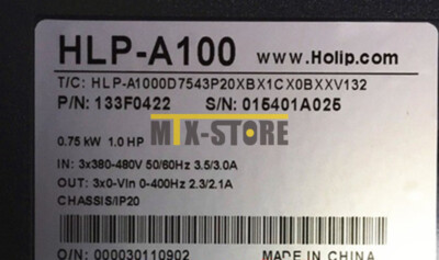 1pcs Brand New ones HOLIP HLP-A1000D7543 0.75KW 380V frequency ...