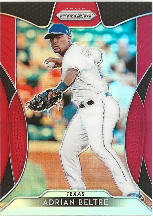 2019 Panini Prizm Adrian Beltre #35 Red Prizm SP HOF | eBay