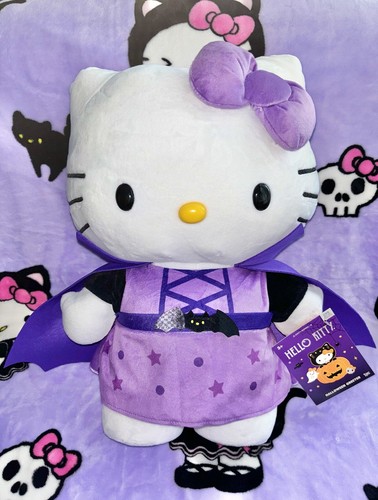 2024 Hello Kitty Vampire Halloween Greeter Plush CVS 💜 | eBay