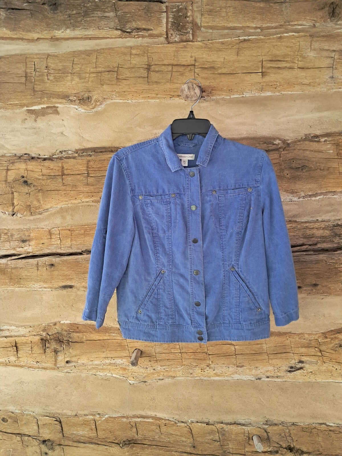 Coldwater Creek Women's Jacket Lightweight 3/4 Sleeve… - Gem