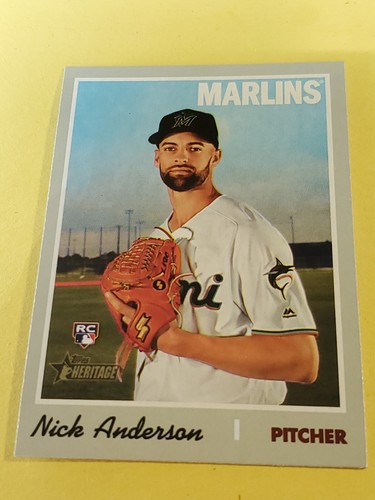 Nick Anderson 2019 Topps Heritage High Number RC Rookie #692 Miami ...