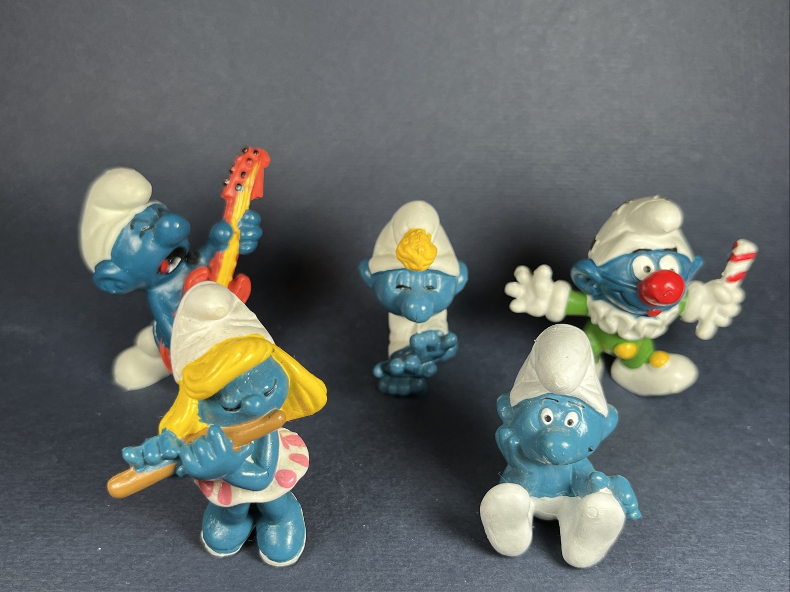 The Smurfs Lot Of 5 Rare Vintage Smurfs | eBay