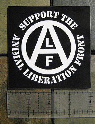 4x4" Animal Liberation Front Vinyl Sticker - Waterproof Vegan ...