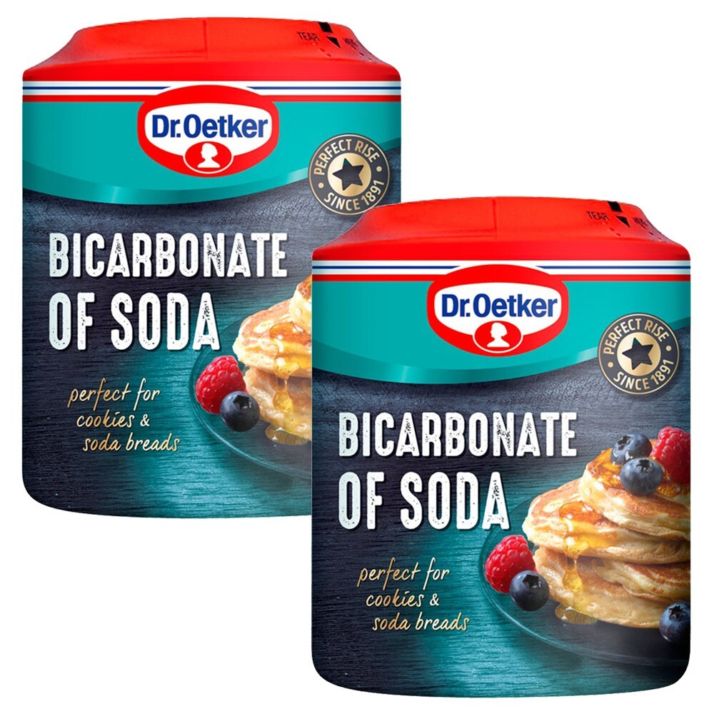 2 x 200g Dr Oetker Bicarbonate Soda Baking Cooking Cleaning Vegan ...