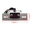Motorcycle Chrome Cat Eye Rear Taillight License Plate Brake Light Lamp ...