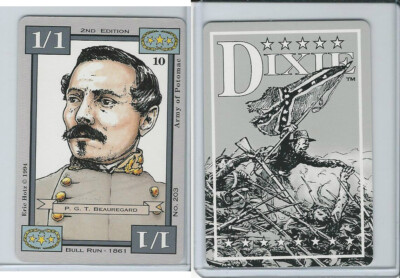 1994 Columbia Games, Dixie Civil War, #203 P.G.T. Beauregard | eBay