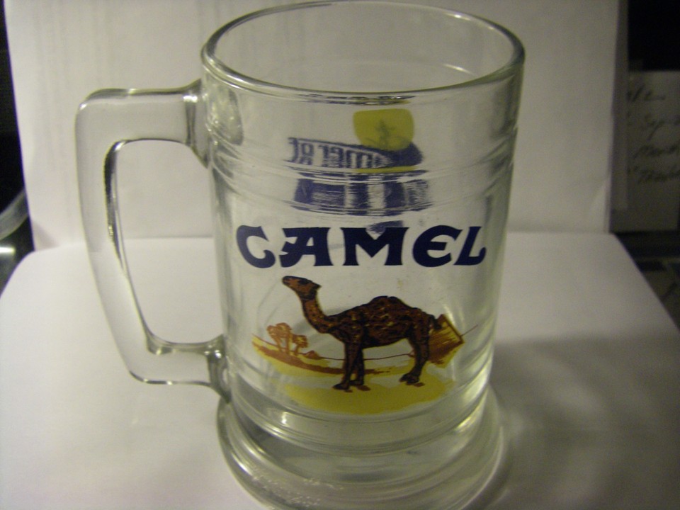 Rare 1985 CAMEL CIGARETTES Summer of 85 Glass Mug R.J. Reynolds Tobacco ...