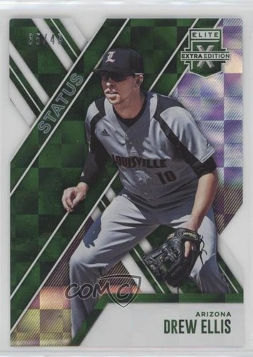 2017 Panini Elite Extra Edition - Drew Ellis #44 Status Emerald Die-Cut ...