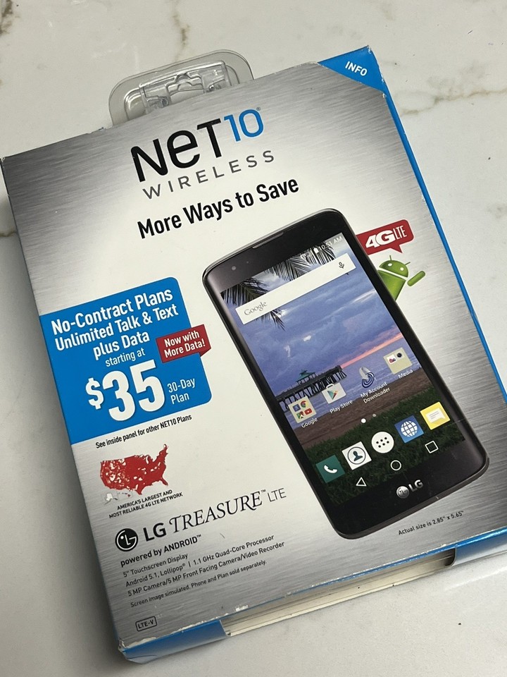 Brand New Net10 LG TREASURE LTE 4G Android Prepaid Smartphone | eBay