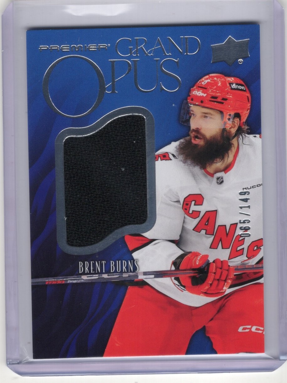 24-25 UPPER DECK PREMIER GRAND OPUS JERSEY BRENT BURNS 65/149 | eBay