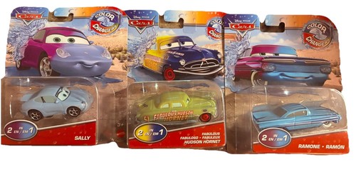 Disney Cars Color Changer Lot-Doc Hudson/Sally/Ramone 1:55 | eBay