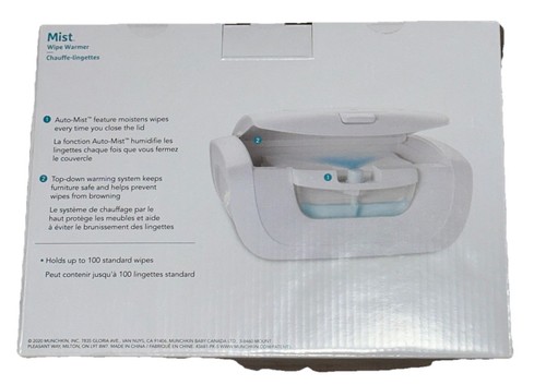NEW Munchkin Auto Mist Wipe Warmer Baby Infant | eBay
