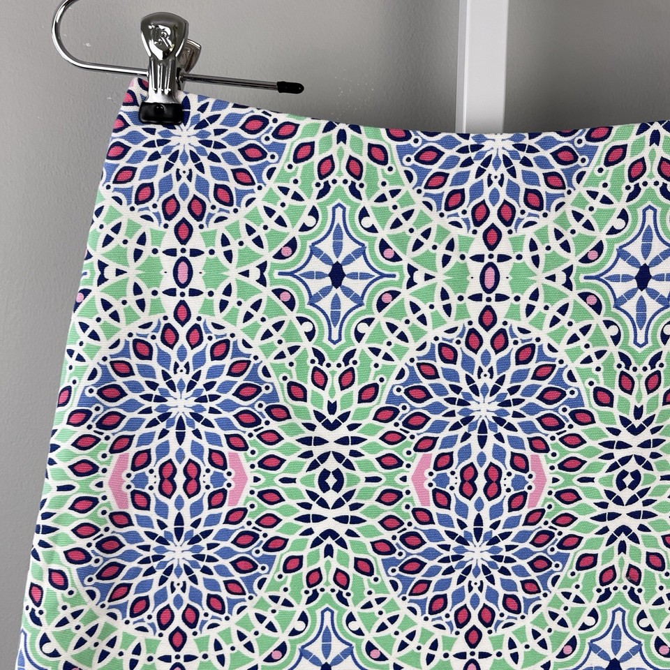 Talbots Petites Mini Skirt Womens Size 2P Pastel Medallion Print ...