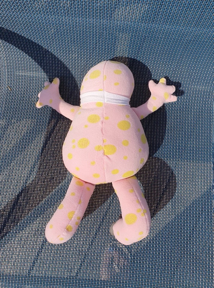 Plush Original Vintage Mr Blobby Soft Toy 1990s Rare Window Car Suction ...