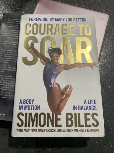 Simone biles SIGNED Book W/proof Courage To Soar AUTOGRAPHED olympics ...