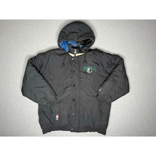 Vintage 90s Minnesota Timberwolves Puffer Starter Jacket Large | eBay