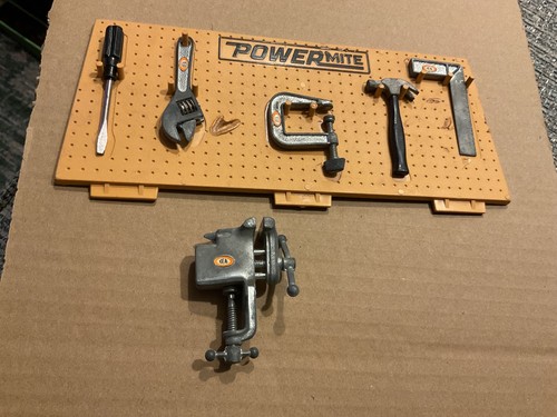 Vintage Ideal Power Mite Miniature Tool Toy Lot of 7 Pieces | eBay