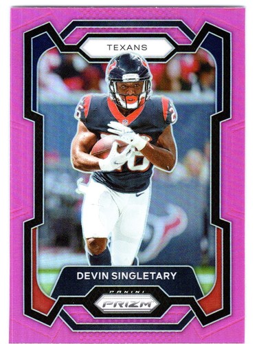 2023 Prizm Football Devin Singletary Pink Prizm #119 | eBay